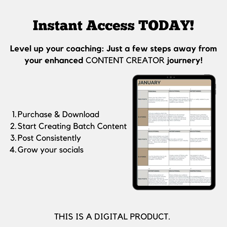 Ultimate Social Media Planner and Calendar | Yearly Content Planning ...