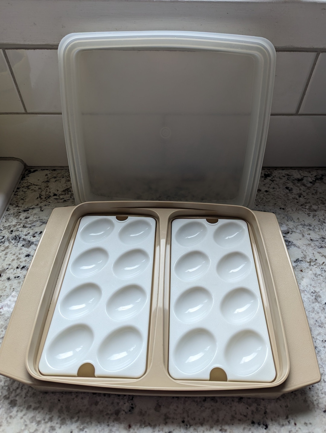 Vintage Tupperware Deviled Eggs Holder With Lid - Etsy