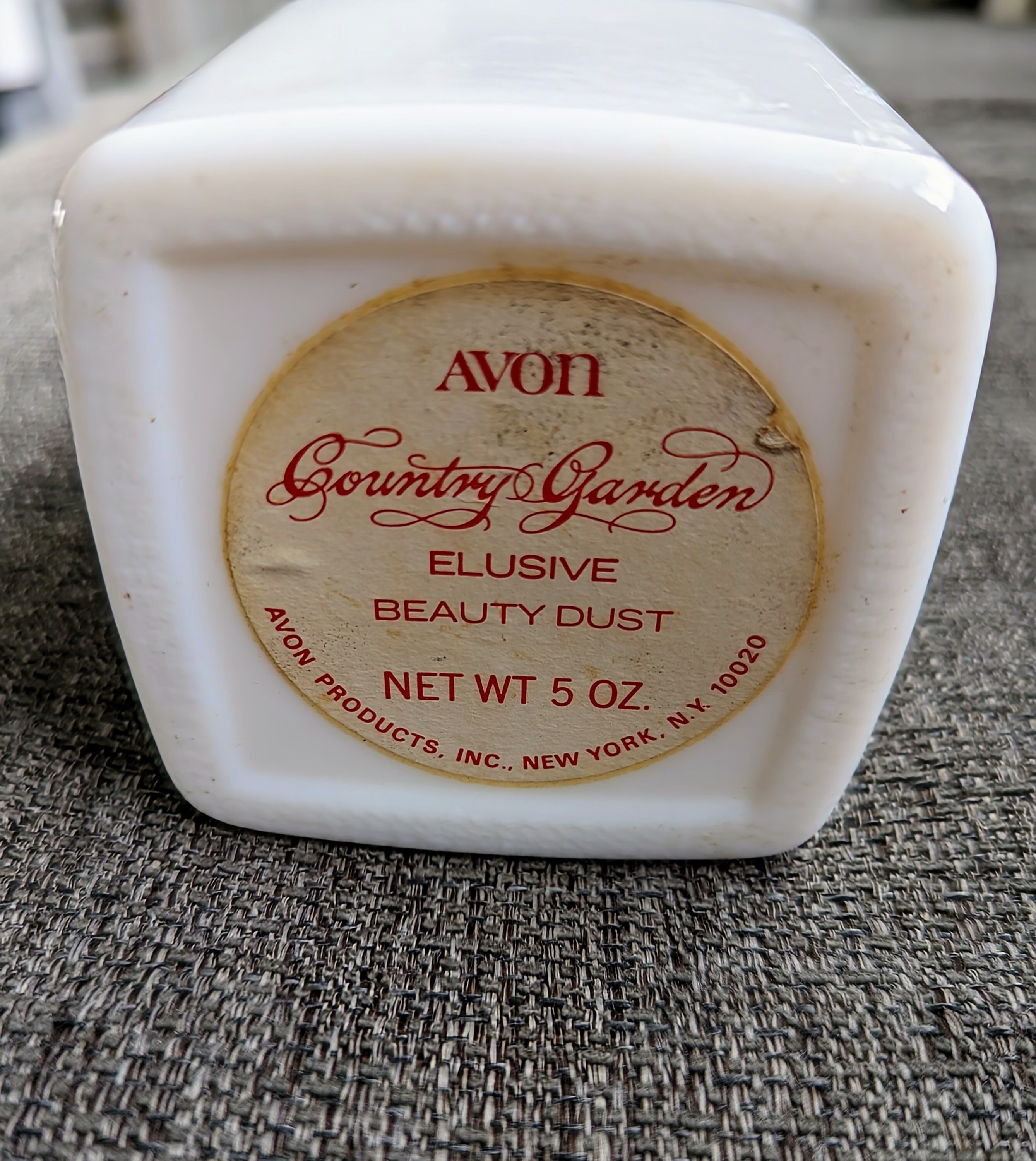 Vintage AVON Country Garden Powder Jar - Etsy