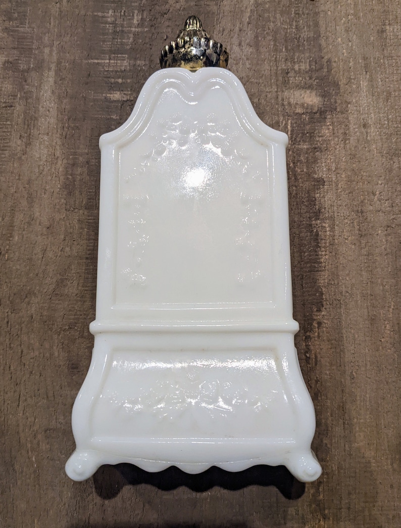 Vintage AVON Milk Glass Armoire Bottle Charisma Foaming Bath - Etsy