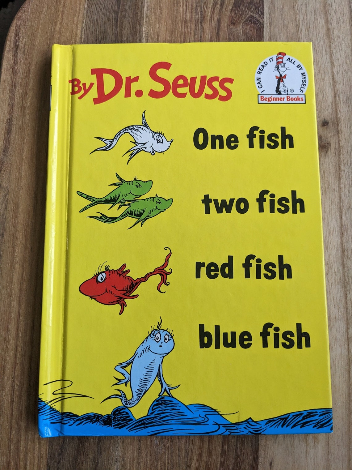 Dr. Seuss One Fish Two Fish Red Fish Blue Fish Copyright 1988 - Etsy