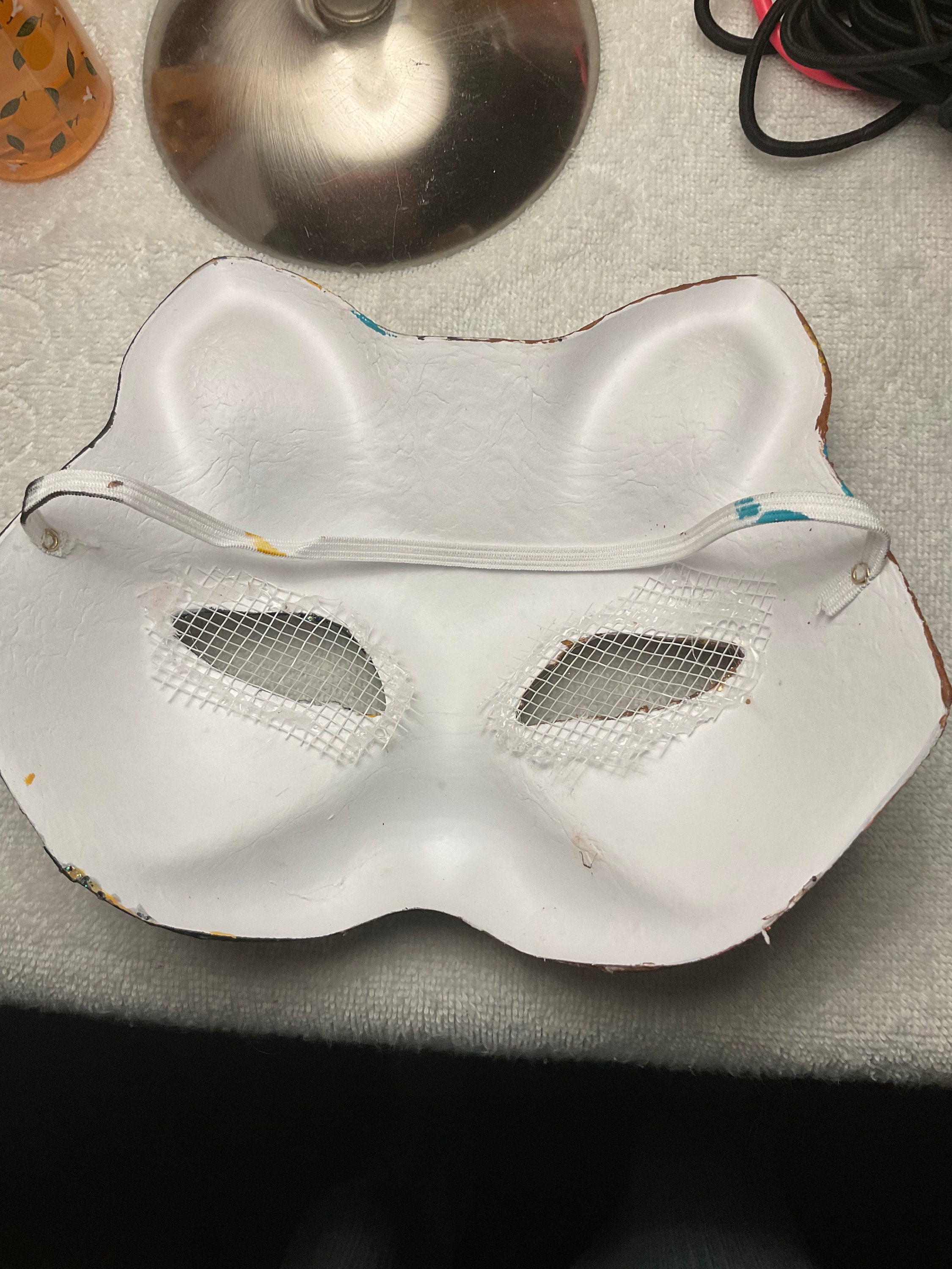 Bronze and Black Cat Mask - Etsy