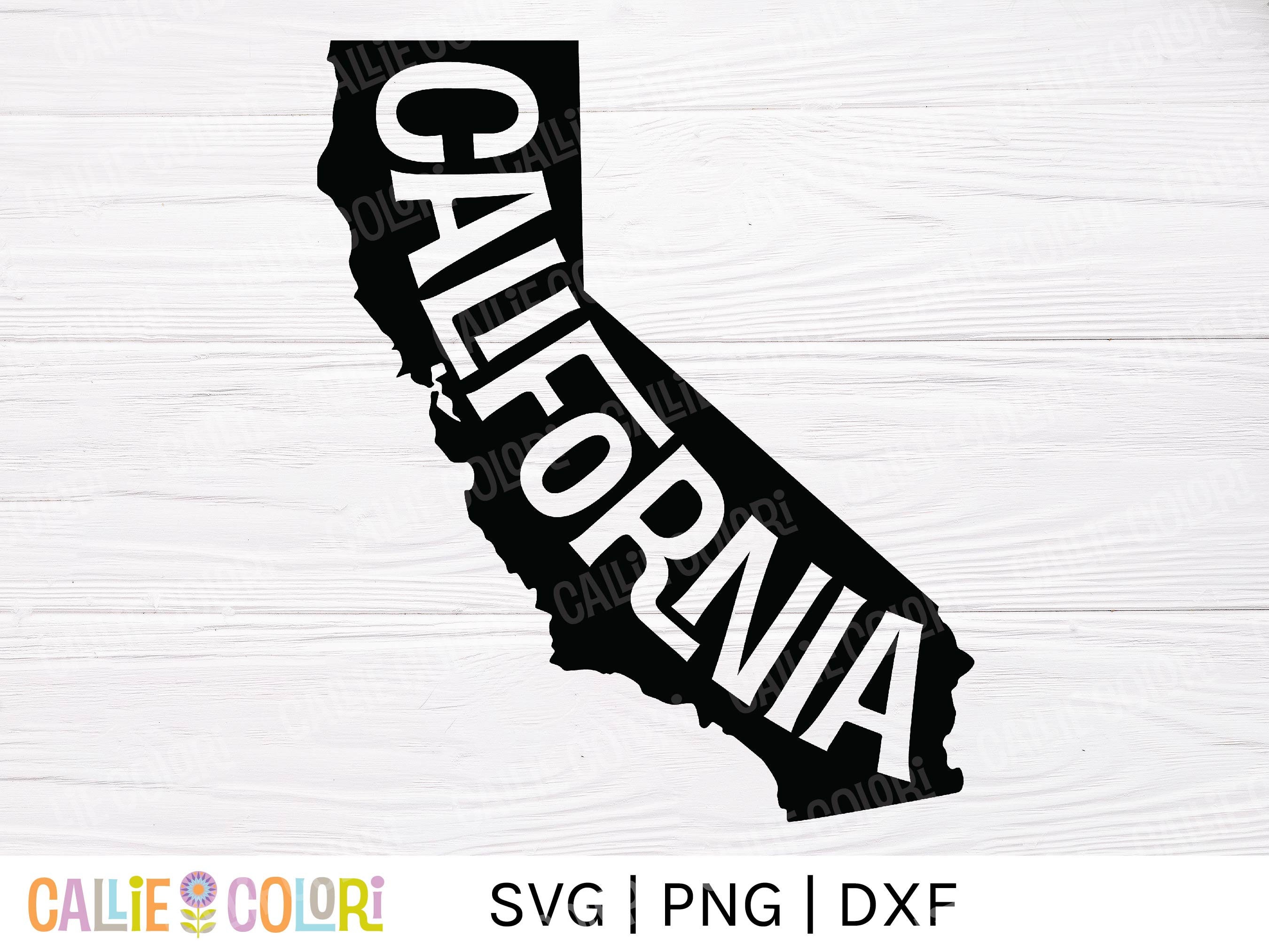 California Map Svg California SVG Retro California Svg - Etsy