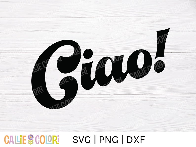 Ciao SVG Italian Svg Italy Svg Ciao T-shirt Italian - Etsy