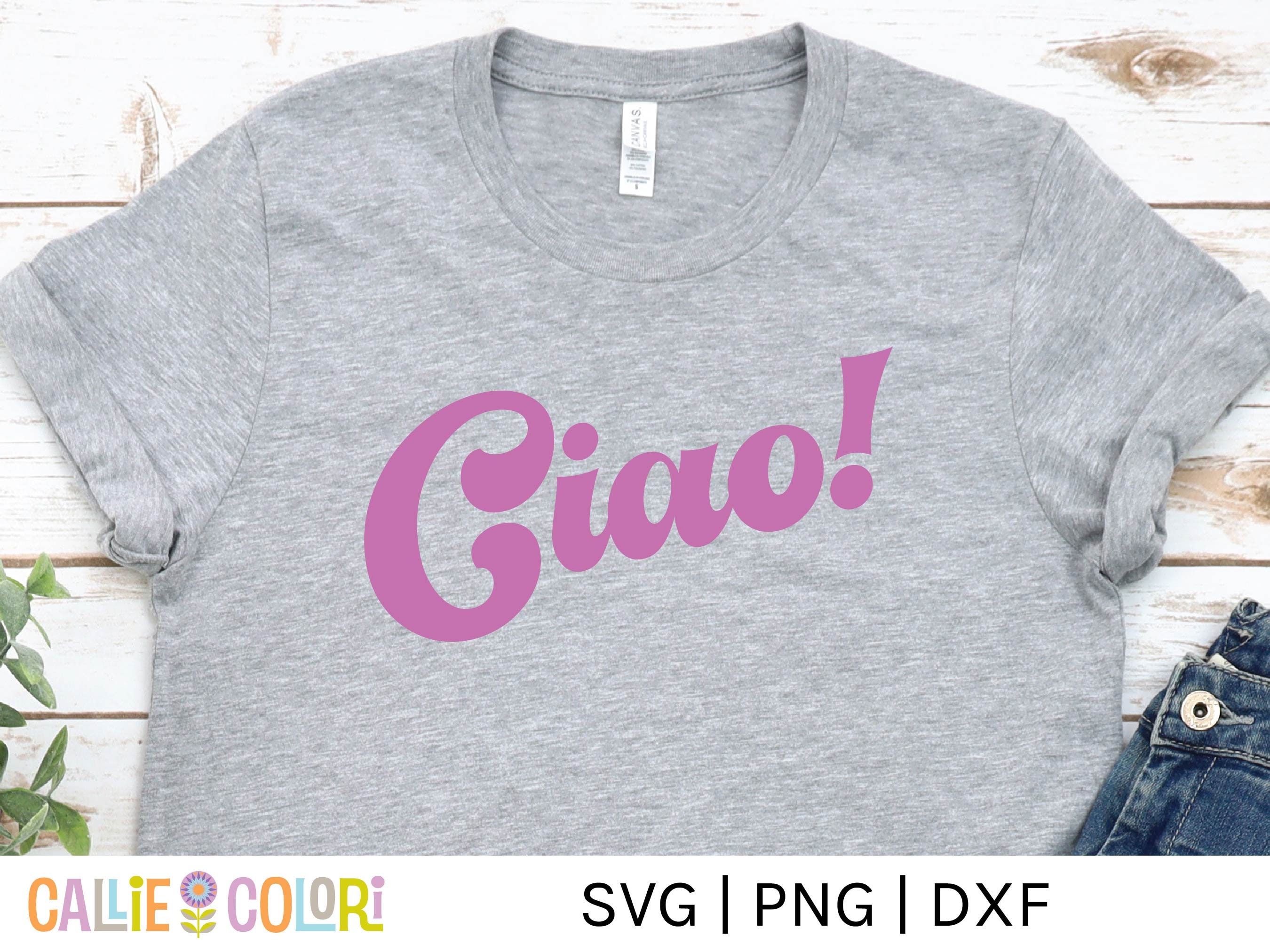 Ciao SVG Italian Svg Italy Svg Ciao T-shirt Italian - Etsy