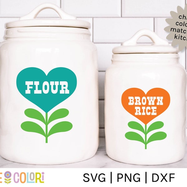 Canister Labels - Etsy