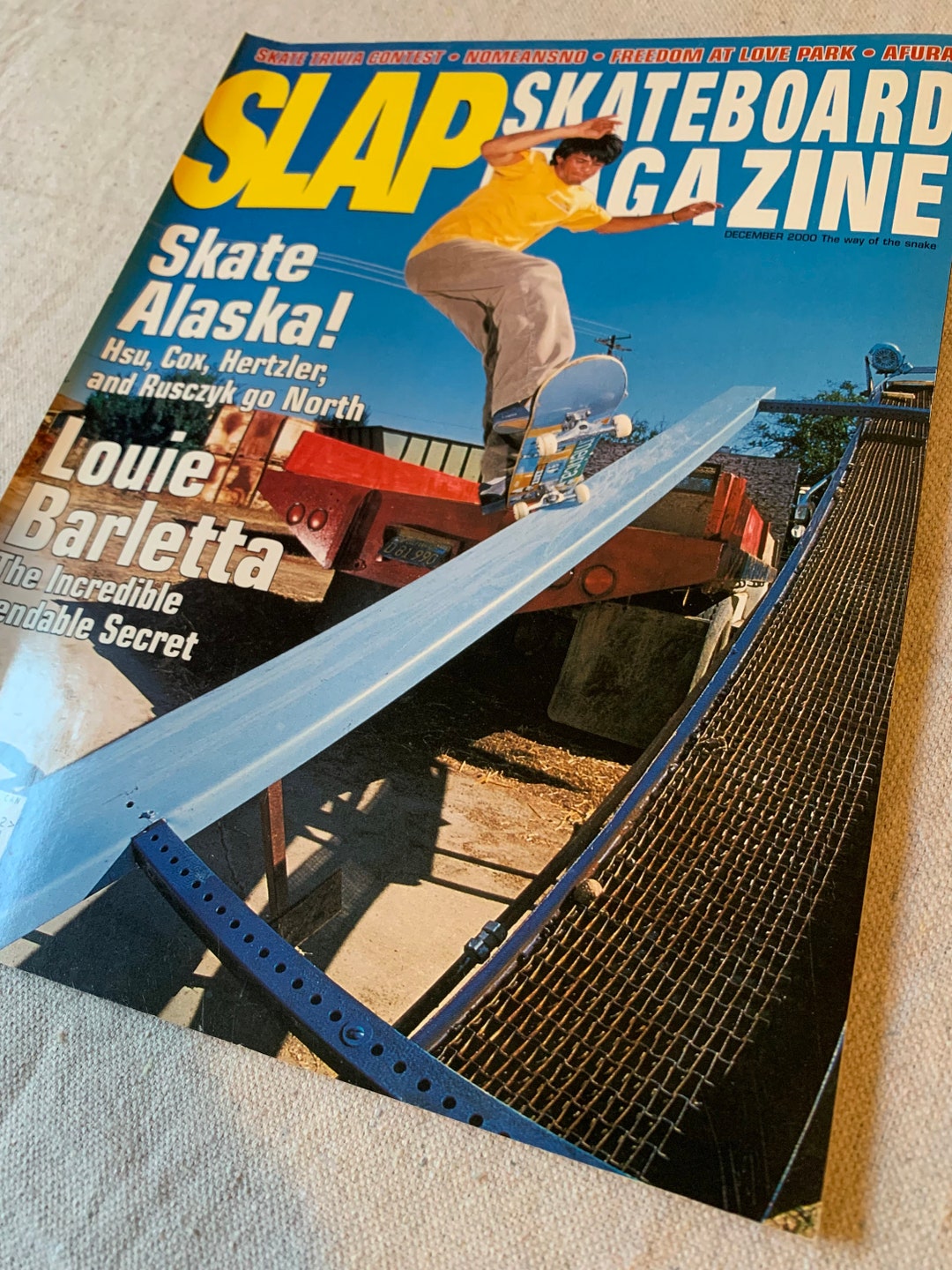 SLAP Skateboard Magazine December 2000 - Etsy
