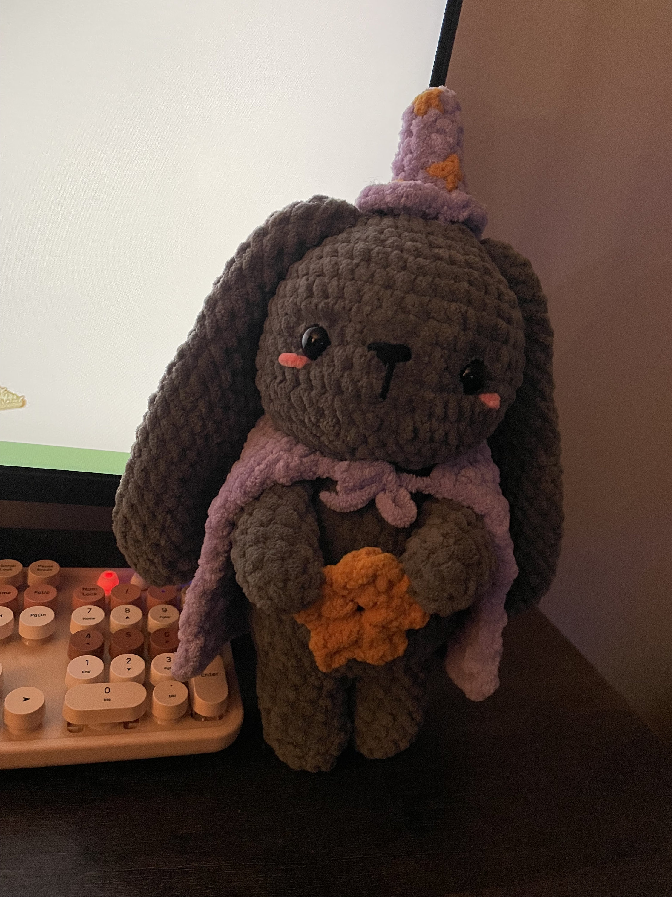 Handmade Crochet Wizard Bunny Plushie - Etsy