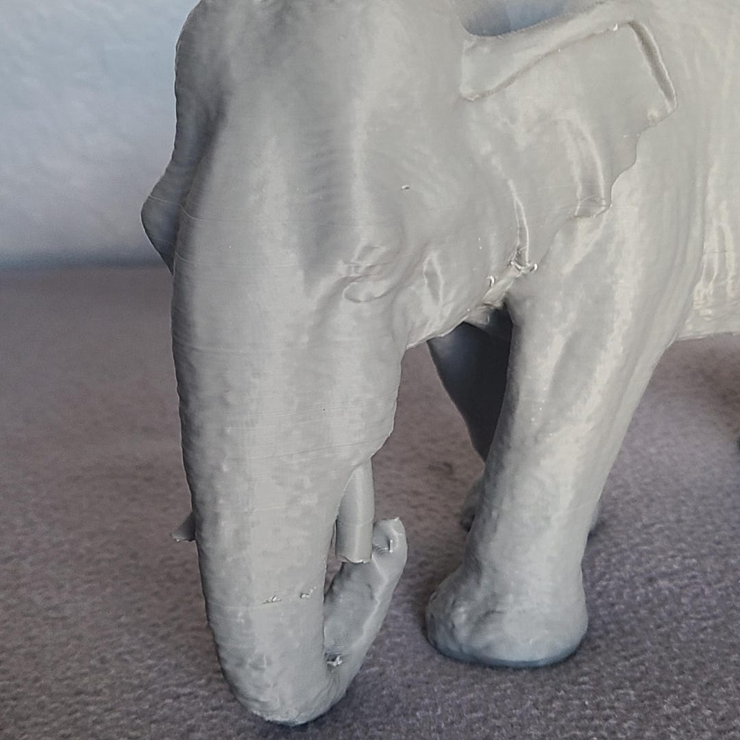 African Elephant 3D Printed Model - Etsy