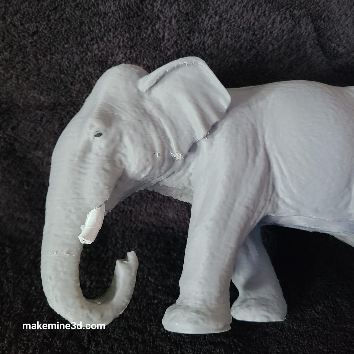 African Elephant 3D Printed Model - Etsy