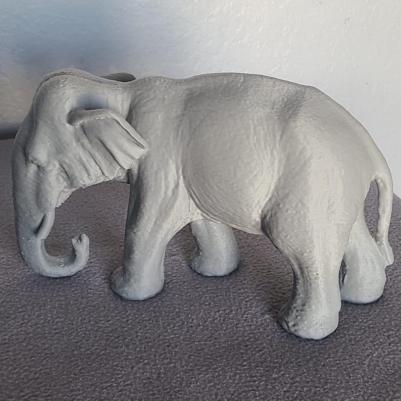 African Elephant 3D Printed Model - Etsy