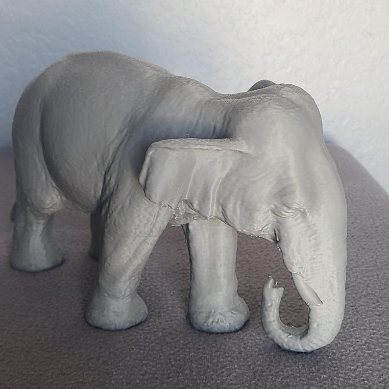 African Elephant 3D Printed Model - Etsy