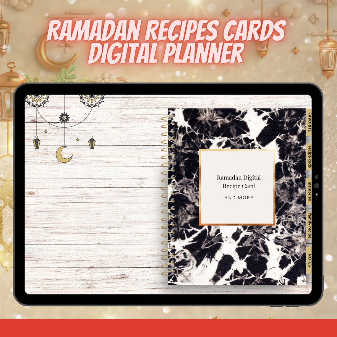 Ramadan Activity| Ramadan Recipe Card Digital| Digital Recipe Book ...