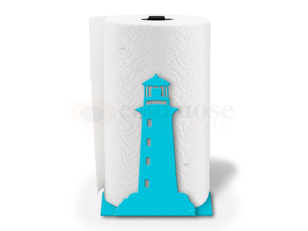 Coastal Decor Nautical Theme Lighthouse Sturdy Metal Upright Countertop ...