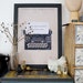 WEDNESDAY ADDAMS TYPEWRITER Poster Printable, Wednesday Addams Poster ...