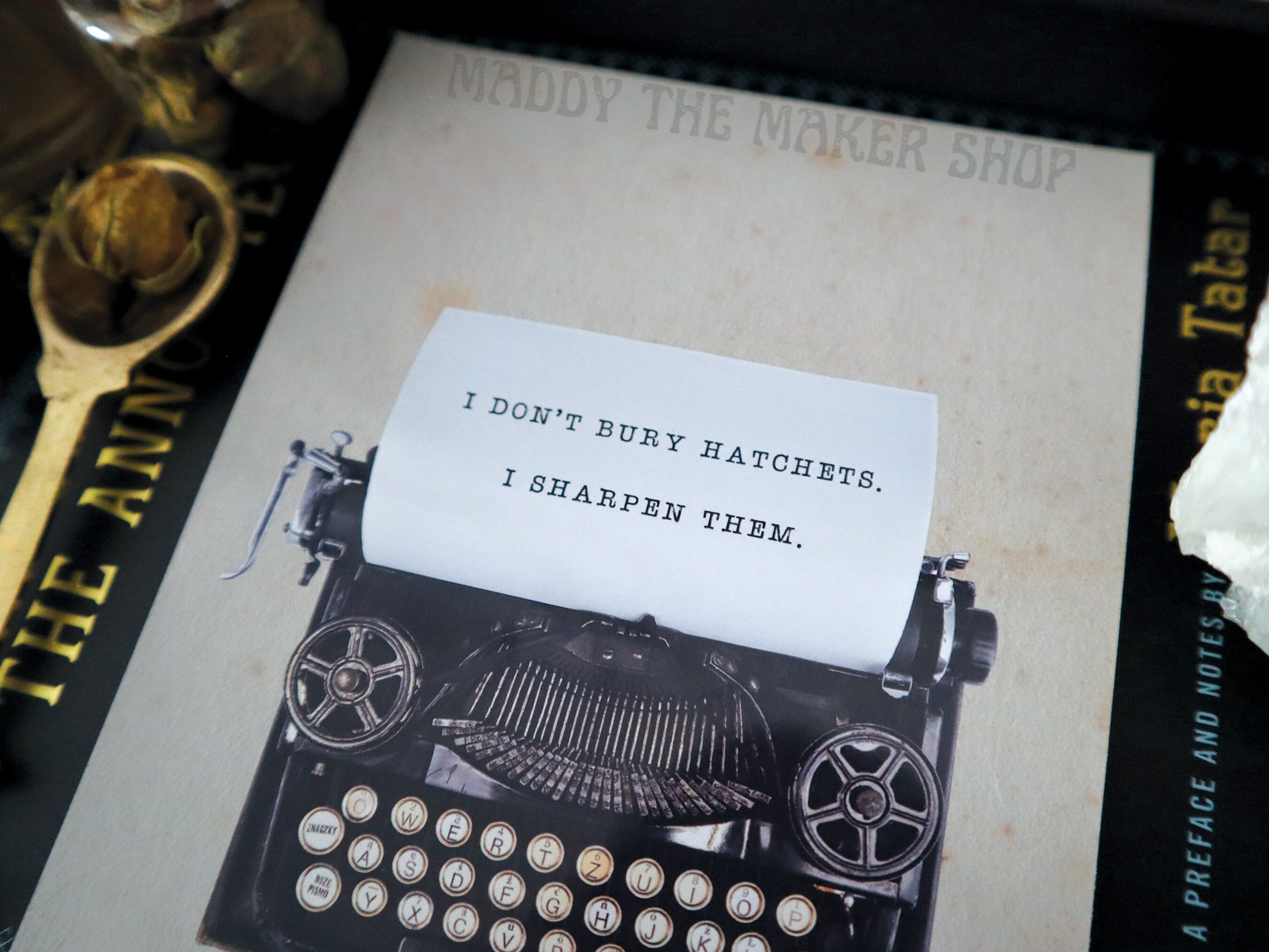 WEDNESDAY ADDAMS TYPEWRITER Postcard Printable, Wednesday Addams ...