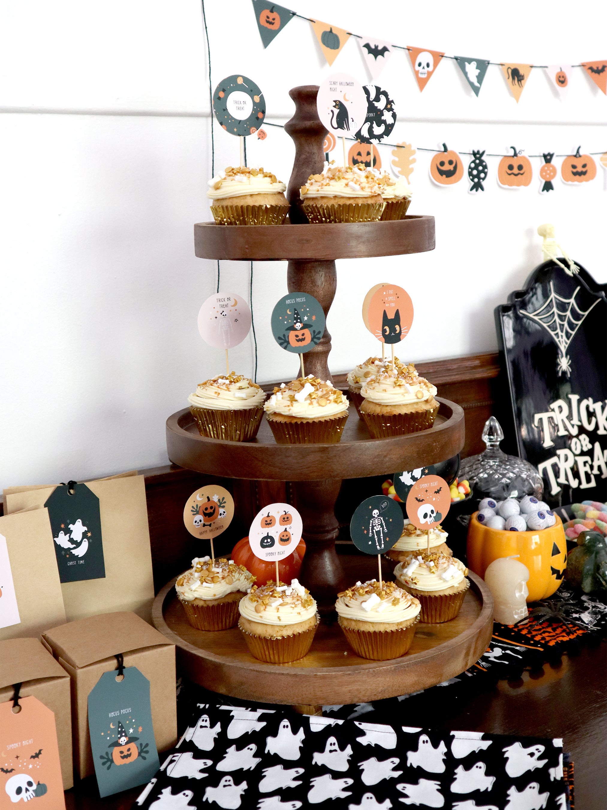MODERN HALLOWEEN PRINTABLE Party Pack, Halloween Party Pack, Halloween ...