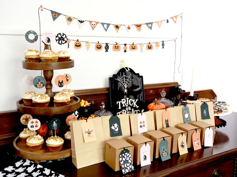 MODERN HALLOWEEN PRINTABLE Party Pack, Halloween Party Pack, Halloween ...