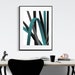 Modern Abstract Art, Jade Pine Wall Art, Bedroom Wall Art, Living Room ...