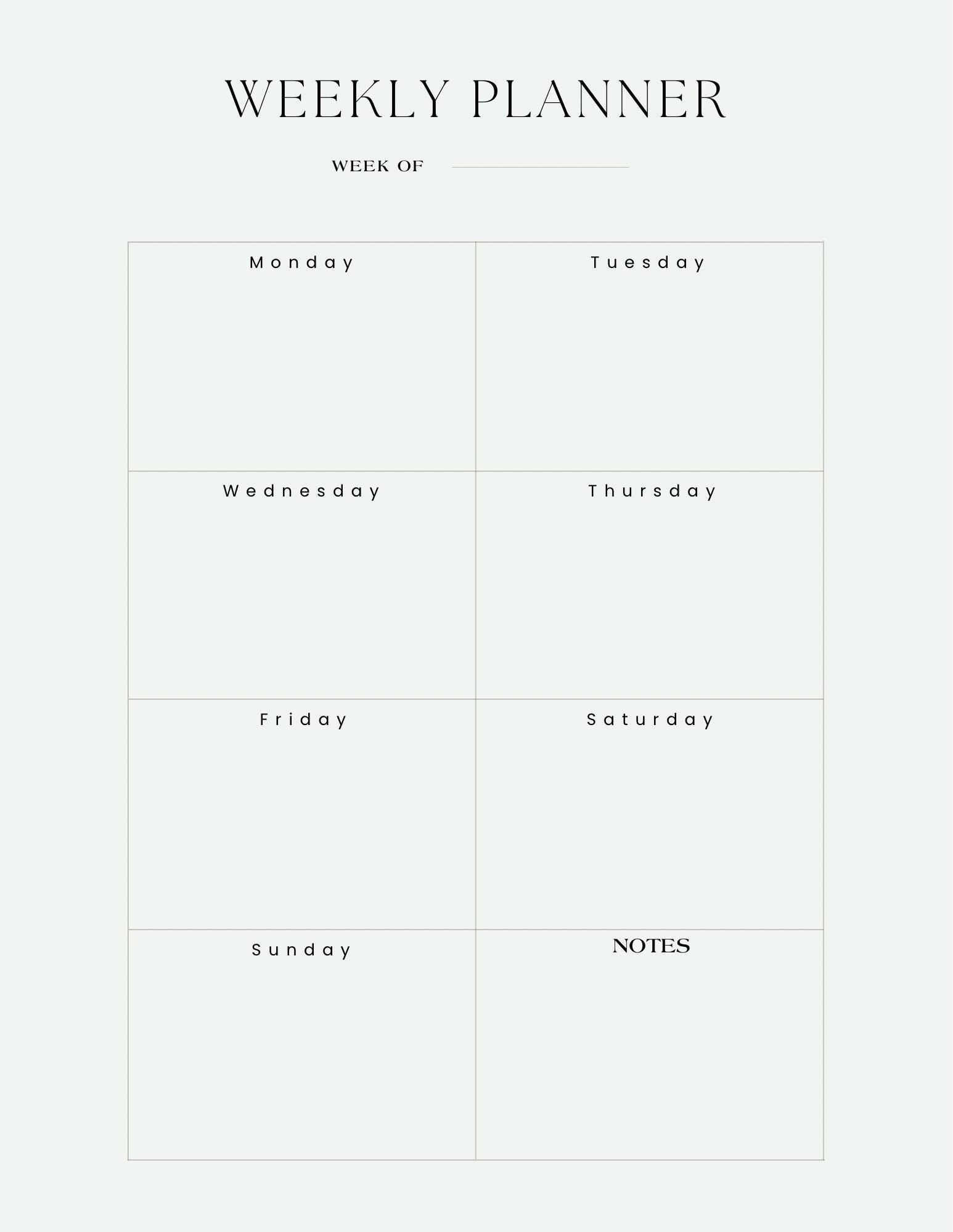 Digital Weekly Planner - Etsy