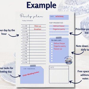 Digital Planner Template. Self Care. Printable. Productivity PDF. A4 ...