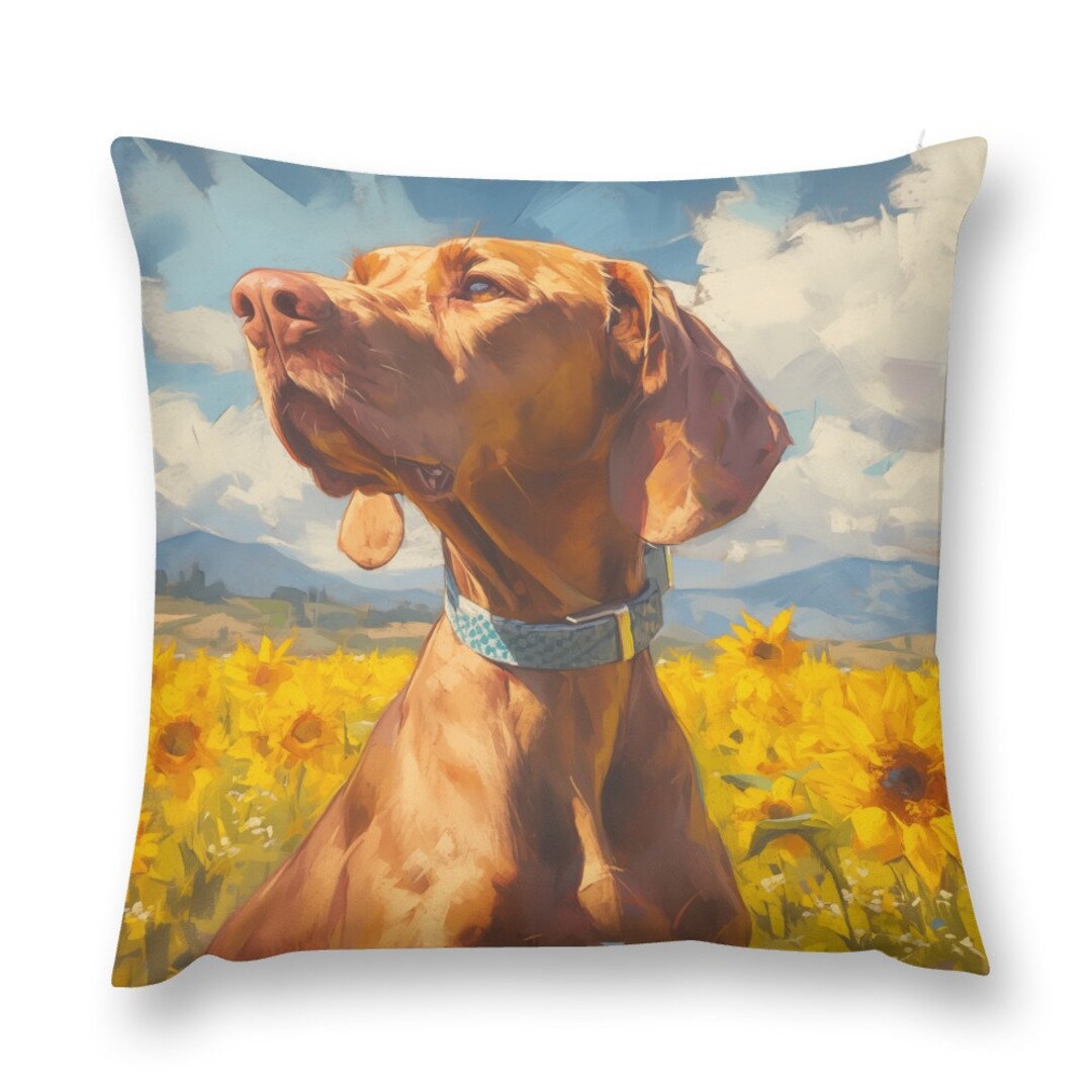 Rhodesian Ridgeback Colorful Fields of Flowers Happy Dog Dog Designs ...