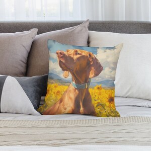 Rhodesian Ridgeback Colorful Fields of Flowers Happy Dog Dog Designs ...