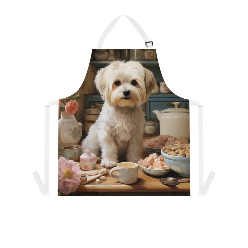 Little White Shih Tzu Chef Apron Pet Parent Gifts Dog Mom - Etsy