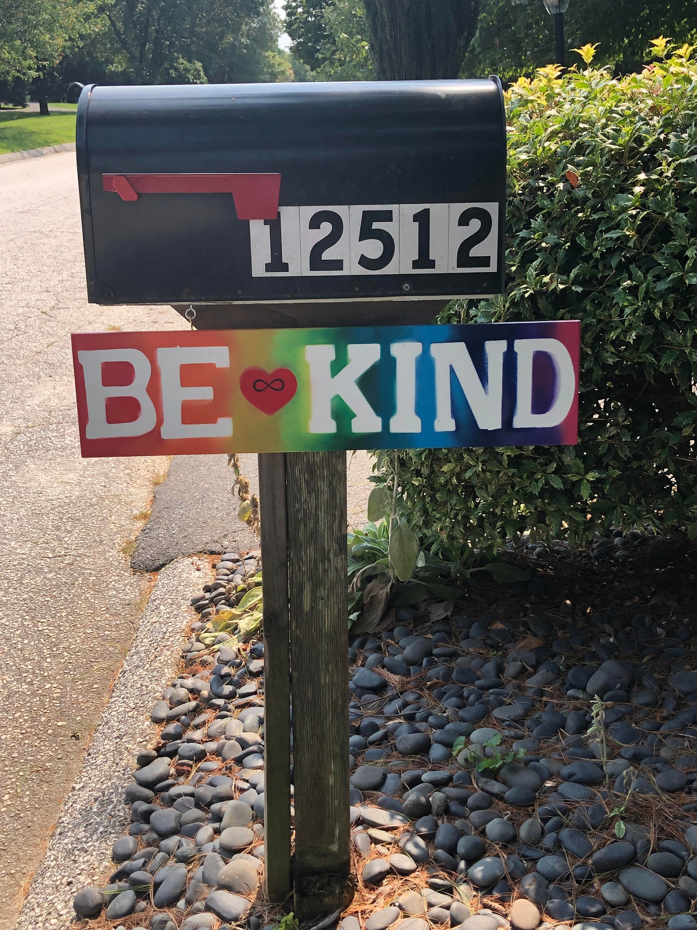 BE KIND Sign Rainbow Rectangle - Etsy