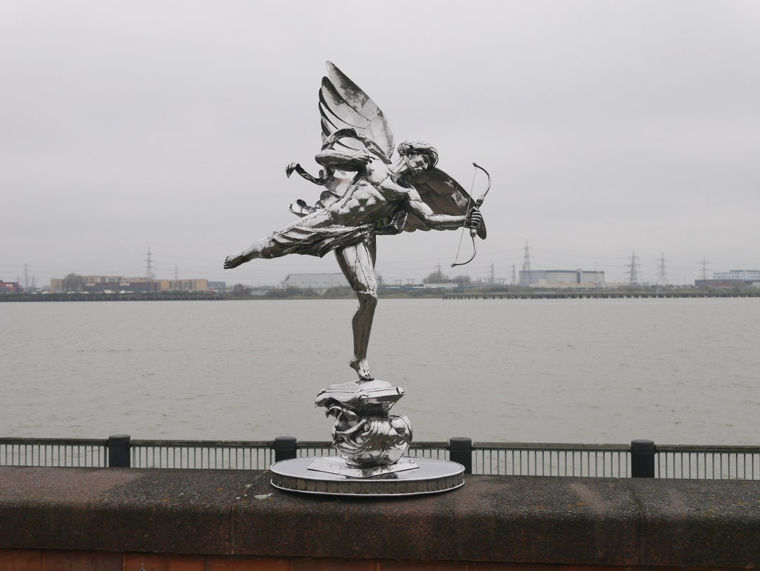 Stainless Steel Sculpture " Anteros" Large Statue of Eros - Etsy