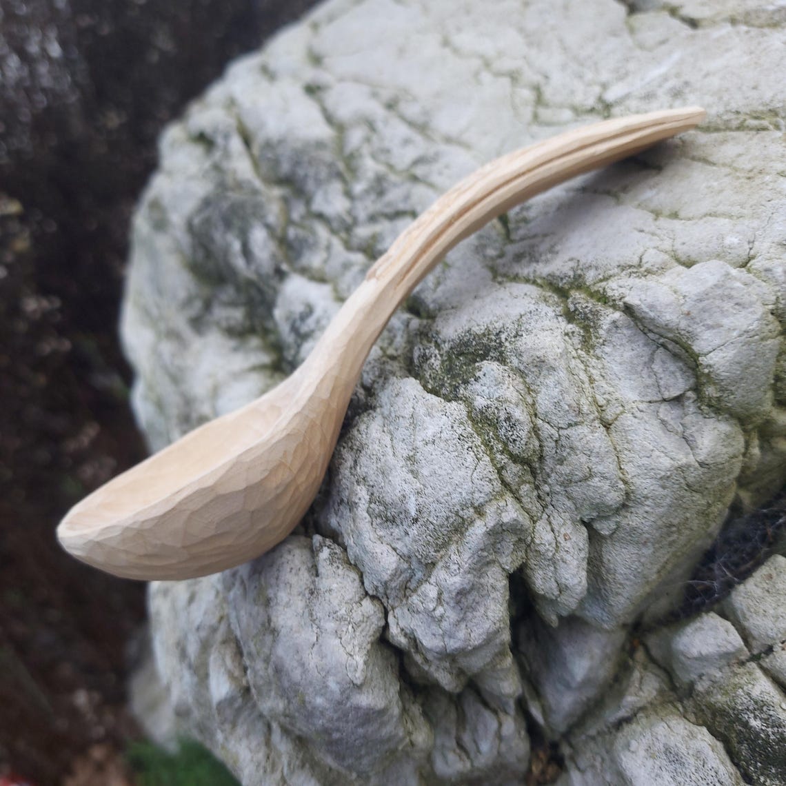 Viking Spoon , Hand Carved Wooden Spoon Early Medieval Norse ...