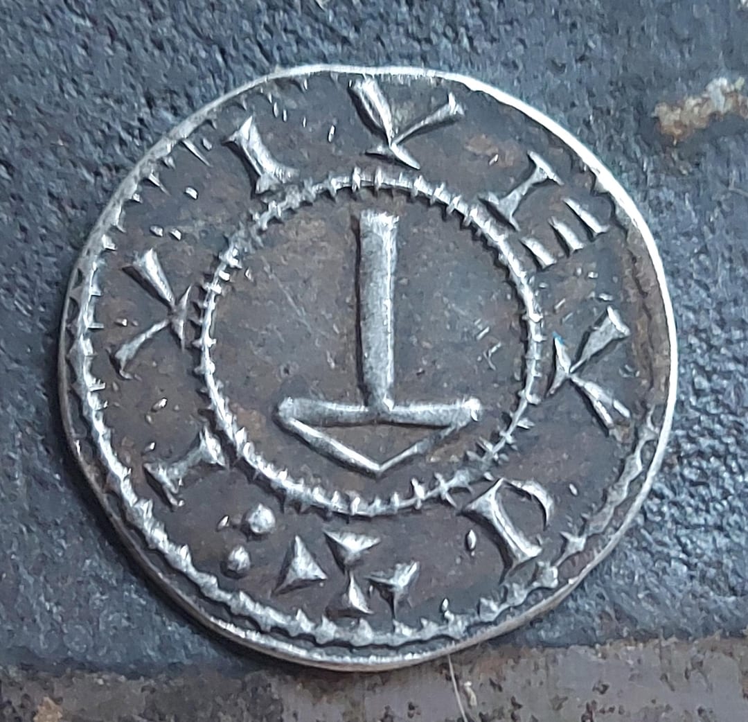 One Museum Quality Viking Coin Sword Hammer Type Replica Made in 999 ...