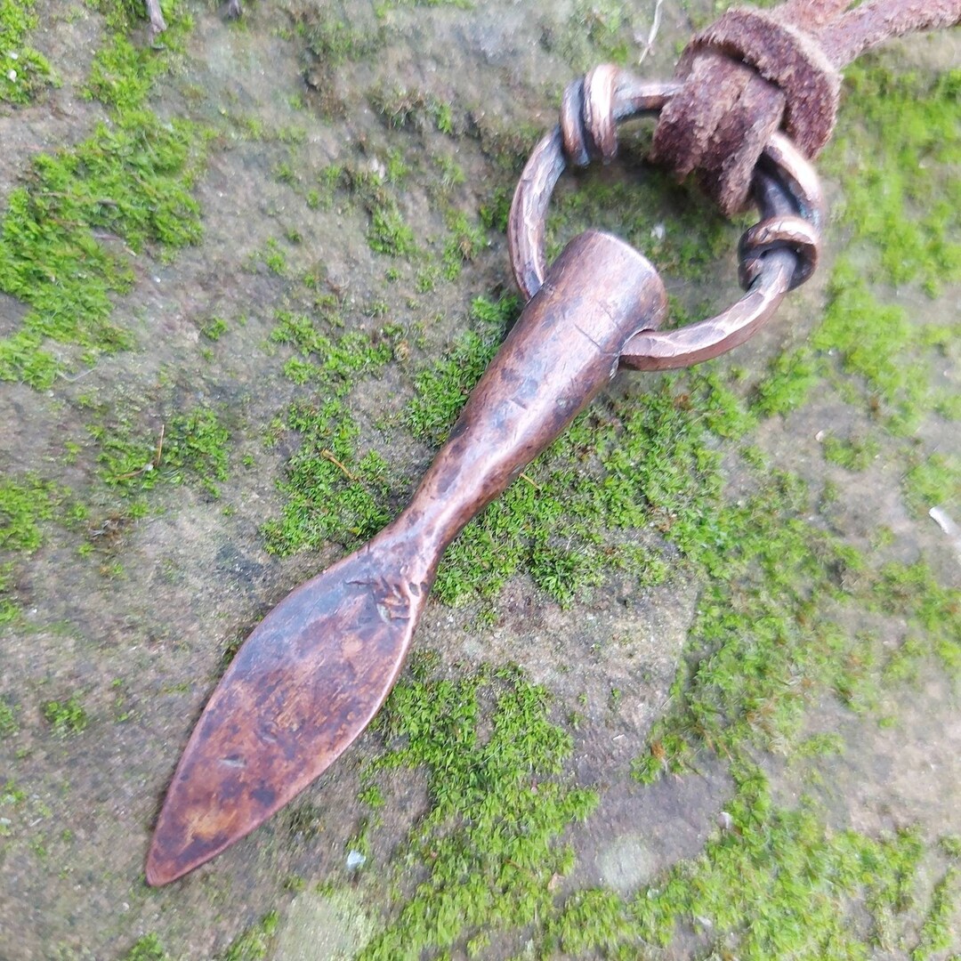 Hand Forged Viking God Odin Spear Gungnir Pendant Necklace , Pegan ...
