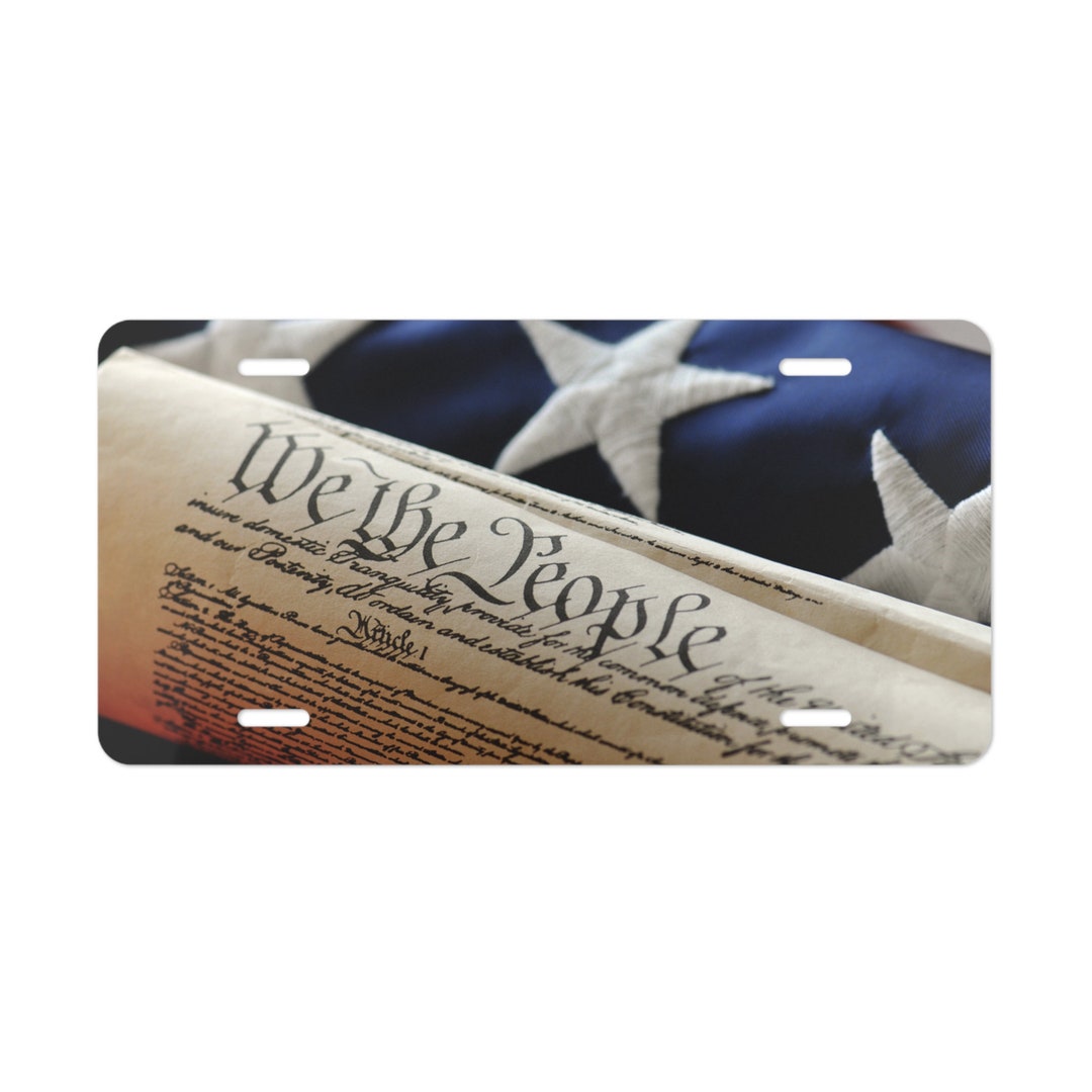 We the People Custom License Plate Aluminum Novelty License Plates We ...