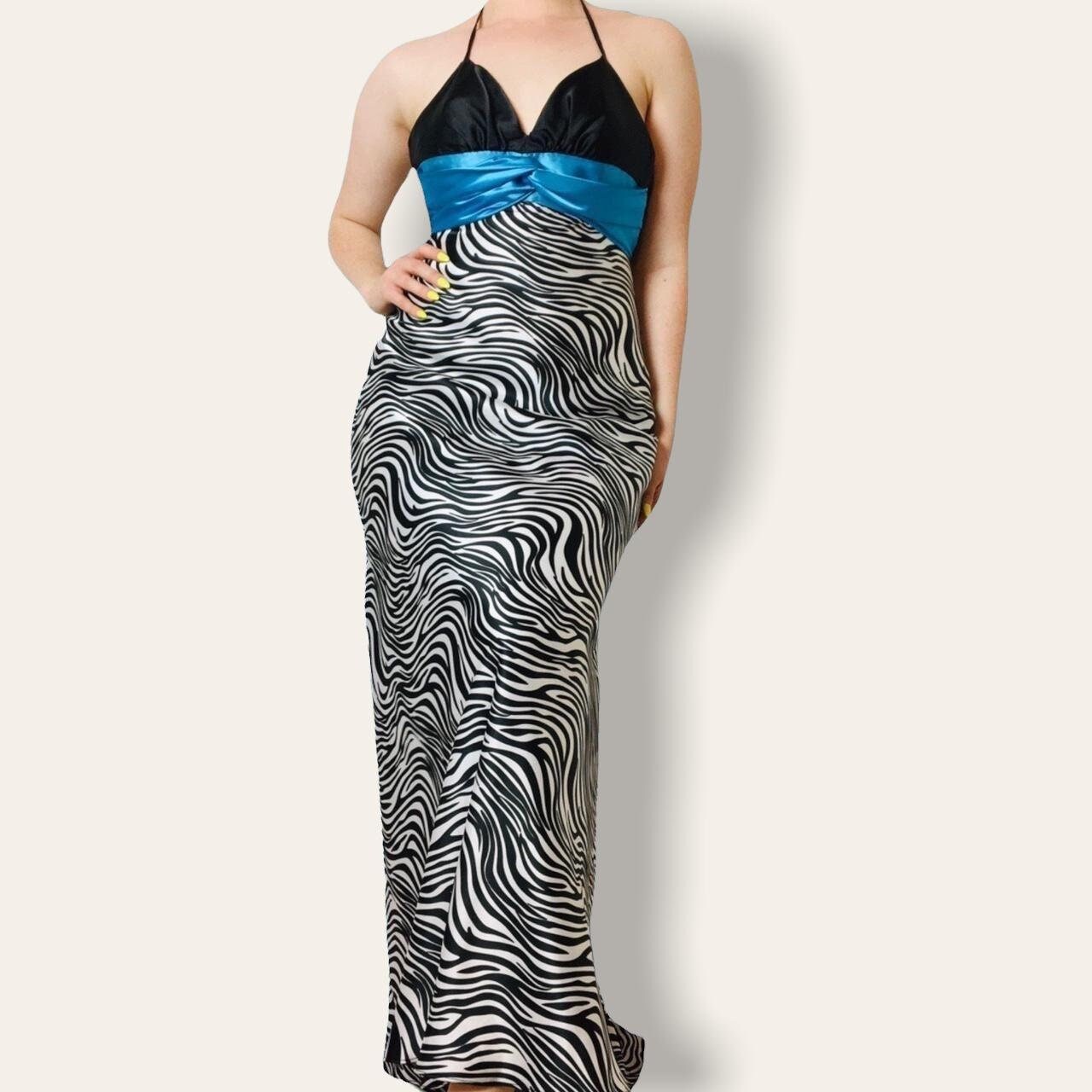 Prettiest Zebra Prom Dress In The World