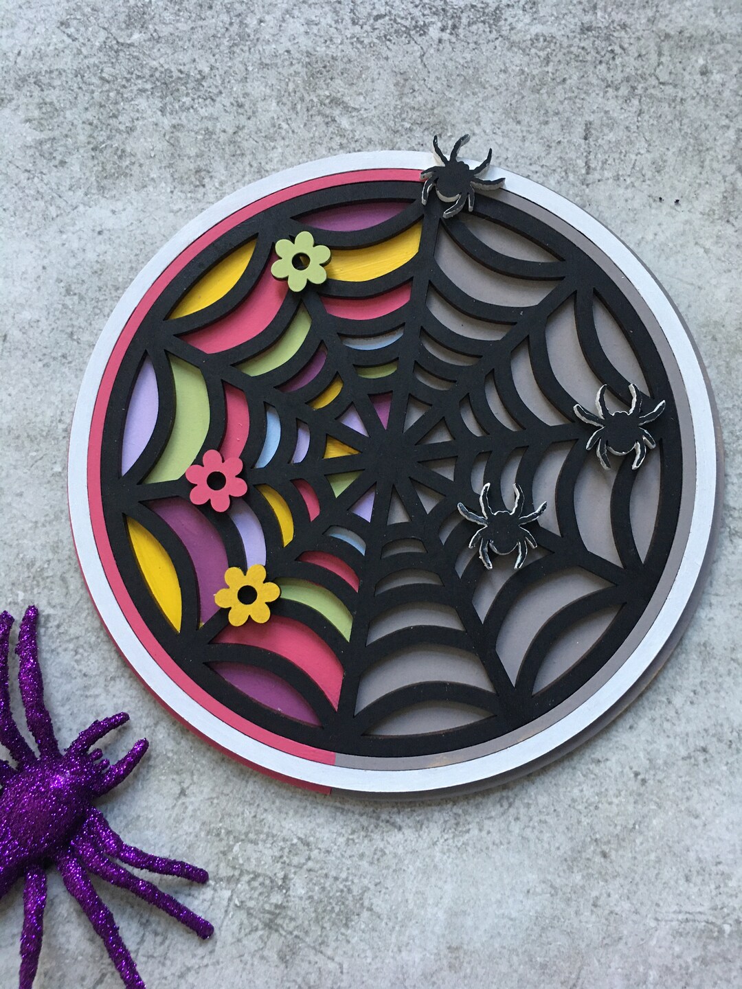 Wednesday Addams Window - Wooden Hand Painted Plaque - Wednesday Addams ...