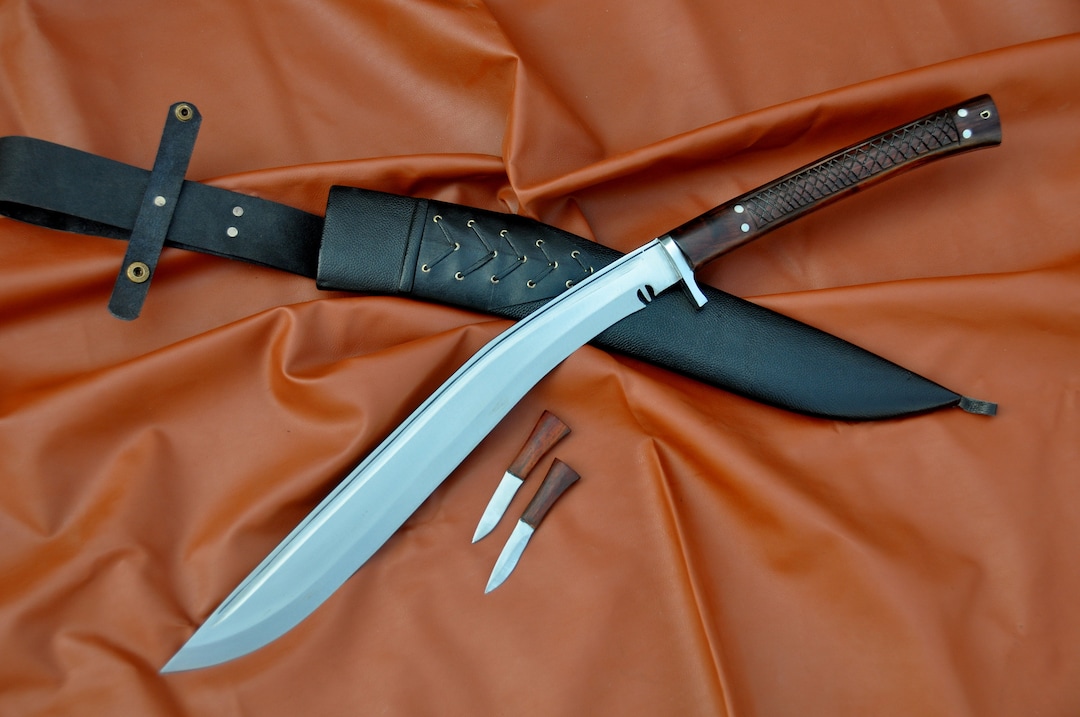18 Inches Long Blade Large Kukri-khukuri Sword-machete-heat Treated ...