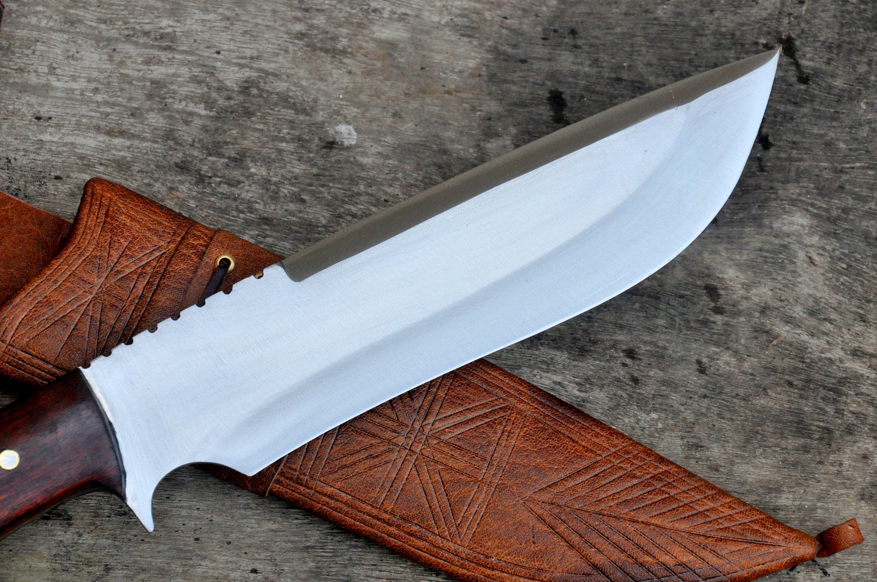 12 Inches Long Blade Massive Bowie-hand Forged Bowie - Etsy