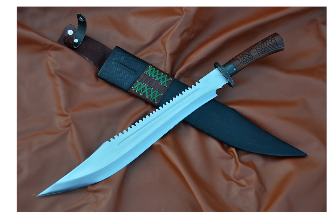 20 Inches Long Blade Jungle Machete-forged Cleaver-real Working Machete ...