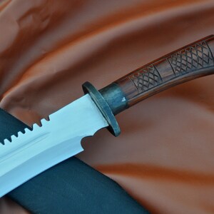 20 Inches Long Blade Jungle Machete-forged Cleaver-real Working Machete ...
