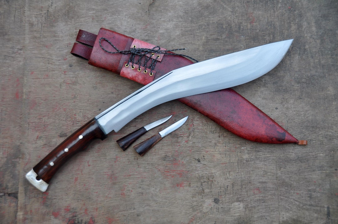 15 Inches Long Blade Large Kukri-khukuri Sword-machete-heat Treated ...
