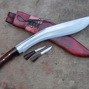 15 Inches Long Blade Large Kukri-khukuri Sword-machete-heat Treated ...