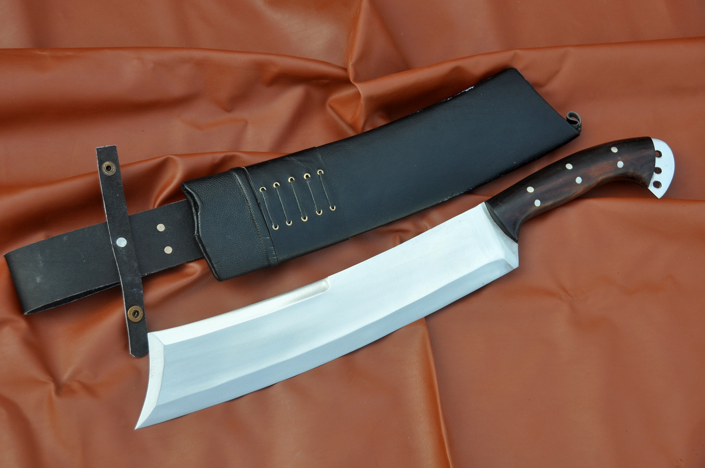 16 Inches Long Blade Jungle Cleaver Machete-large Hand Forged - Etsy
