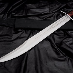 18 Inches Long Blade Sword-dragon Tooth Sword-d Guard Handle-full Tang ...