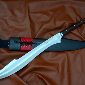 21 Inches Long Blade Large Spartan Machete-hand Forged Machete Knife ...