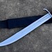 18 Inches Long Blade Sword-dragon Tooth Sword-d Guard Handle-full Tang ...