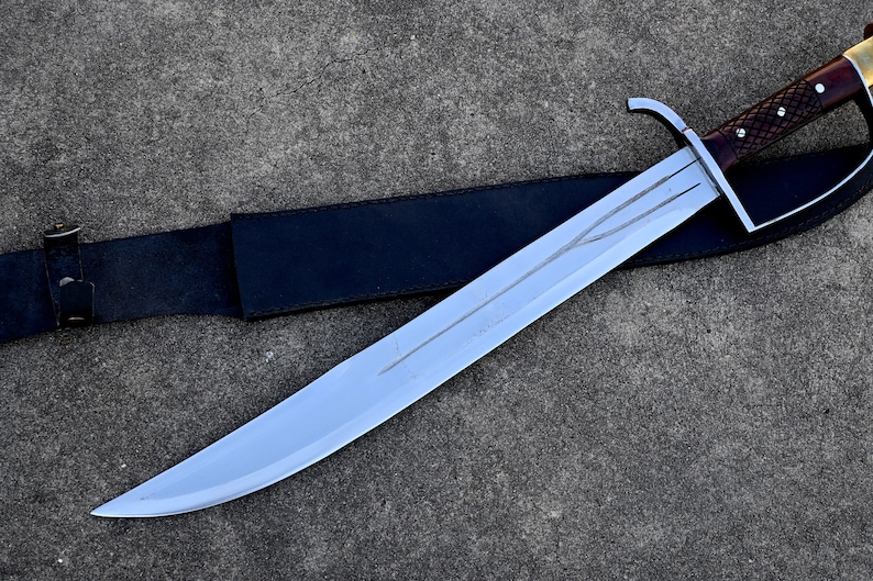 18 Inches Long Blade Sword-dragon Tooth Sword-d Guard - Etsy