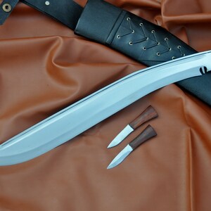 18 Inches Long Blade Large Kukri-khukuri Sword-machete-heat Treated ...