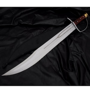 18 Inches Long Blade Sword-dragon Tooth Sword-d Guard Handle-full Tang ...