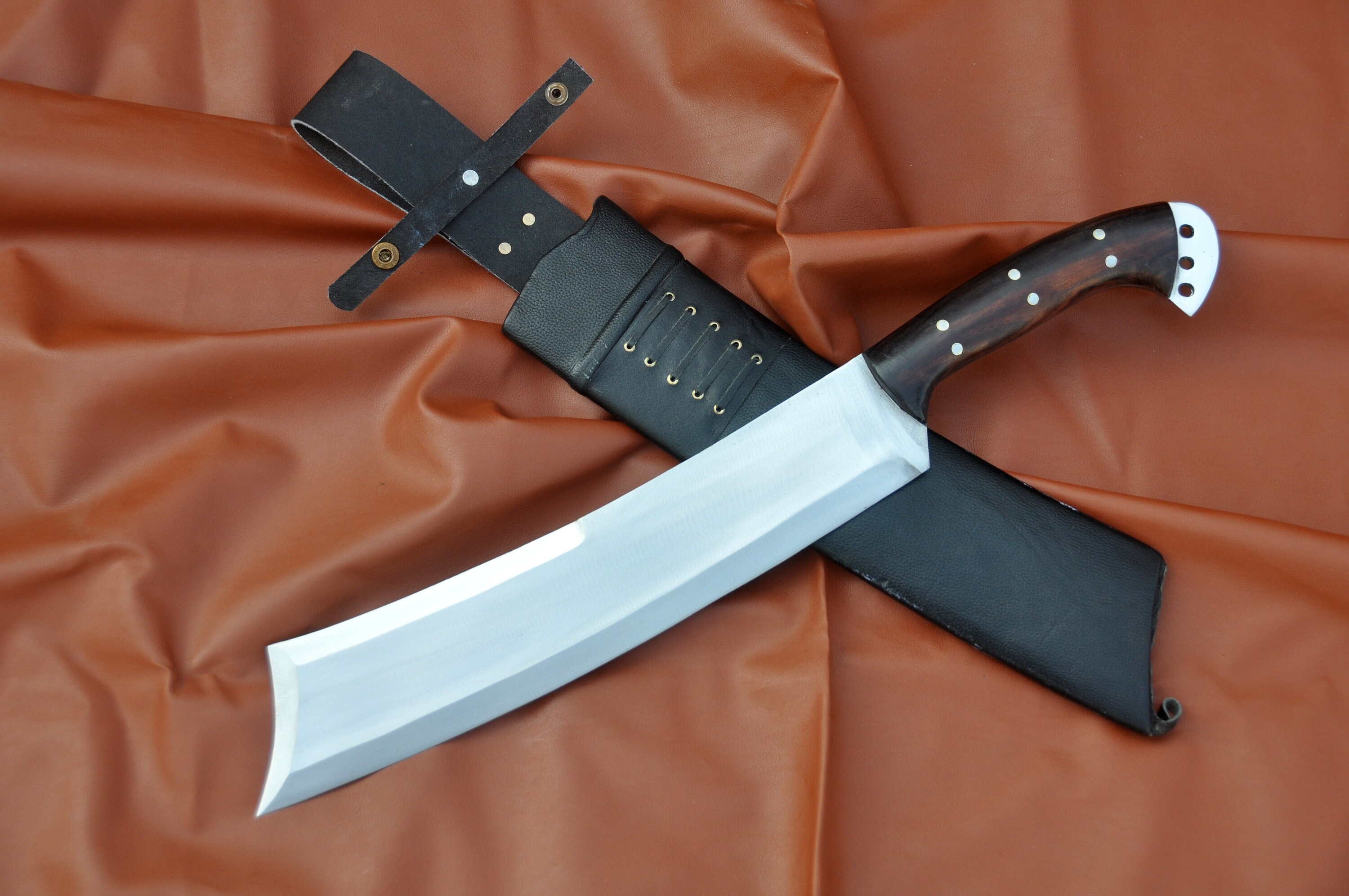 16 Inches Long Blade Jungle Cleaver Machete-large Hand Forged - Etsy
